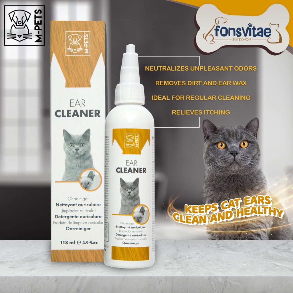 Jual Mpets Cat Ear Cleaner 118ml - Pembersih Telinga Kucing | Shopee ...