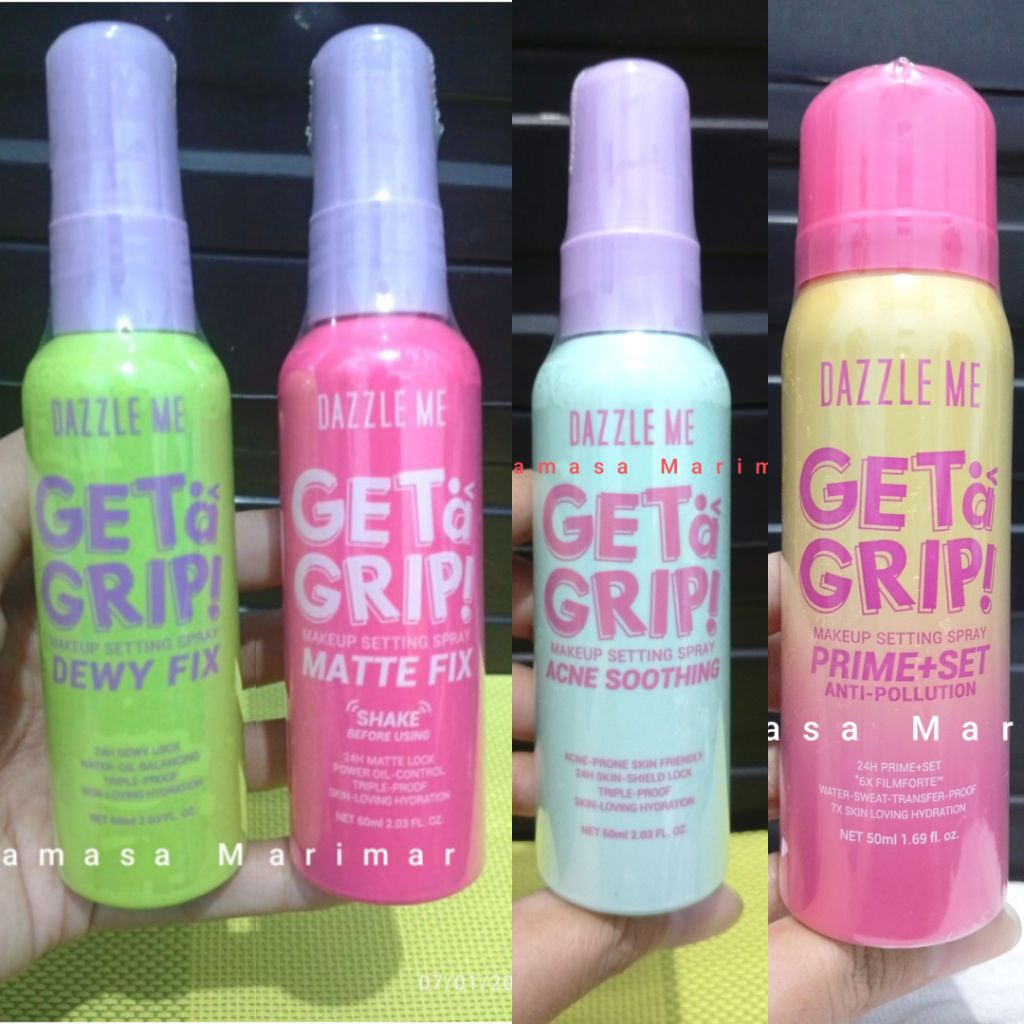 Jual Dazzle Me Setting Spray Dewy 60ml / Matte 60ml / Acne 60ml Get a ...