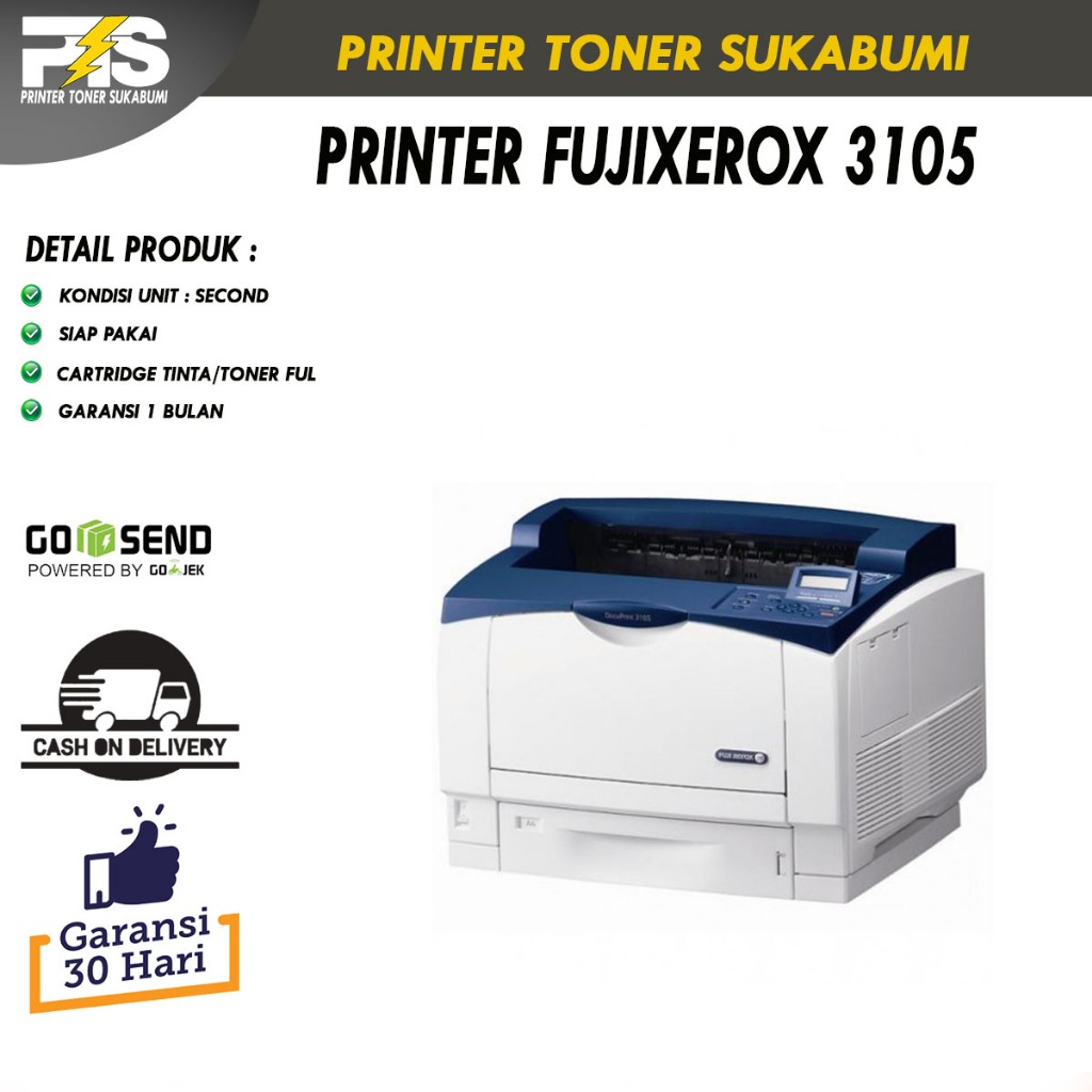 Jual Printer A3 Fuji Xerox Docuprint 3105 Monochrome Bekas Bergaransi ...