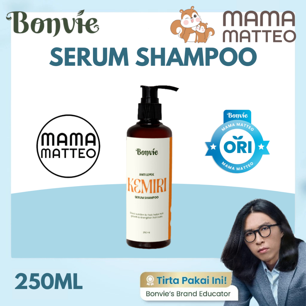 Jual BONVIE Serum Shampoo Anti Lepek Kemiri 250ml / Sampo SLS & Paraben ...