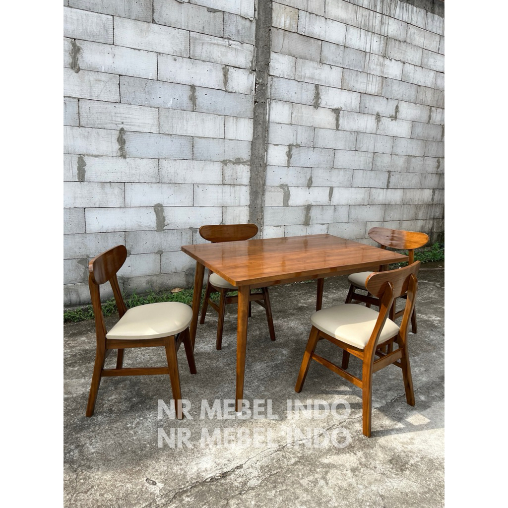 Jual Set Meja Makan Ropan Jati Kursi Makan Kursi Cafe Set Kursi Cafe Minimalis Jati Kursi Makan ...
