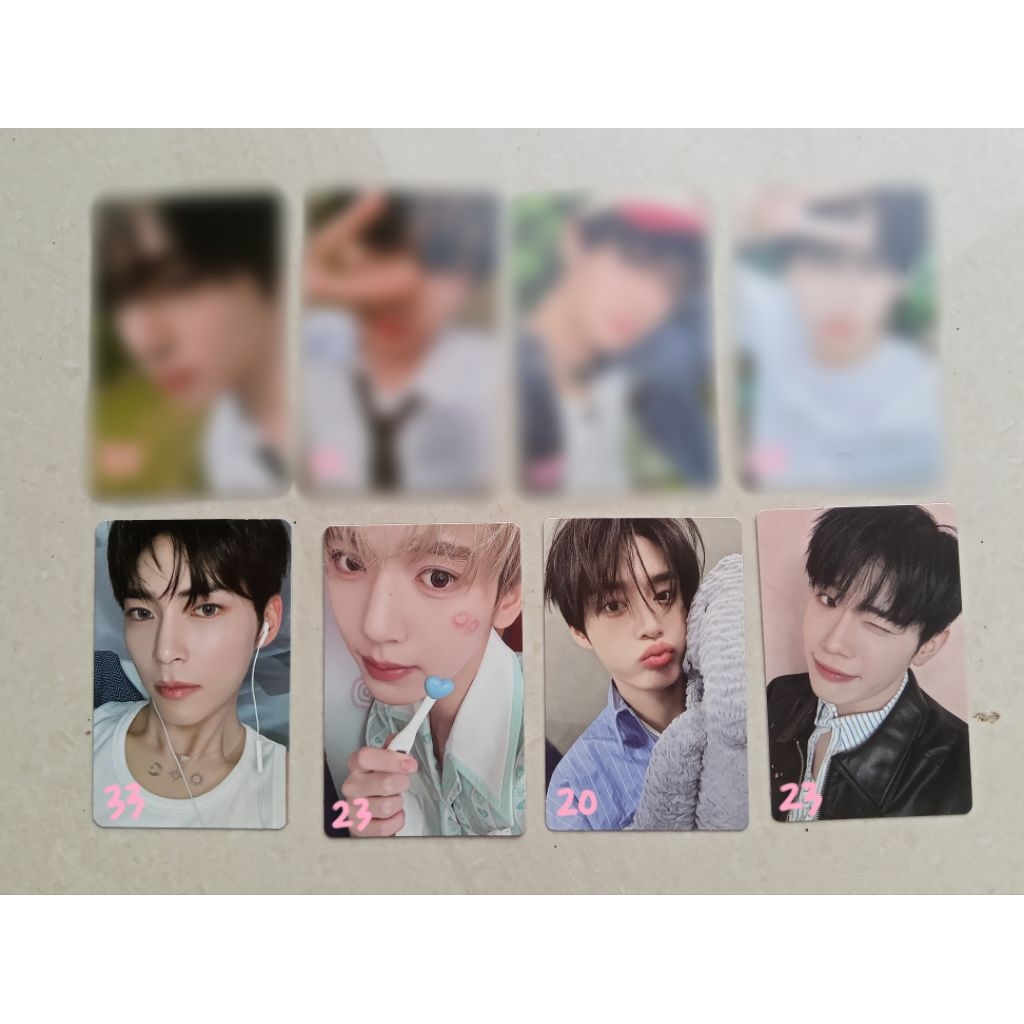 Jual photocard pc hanbin yujin jiwoong taerae poster gyuvin inclusion ...