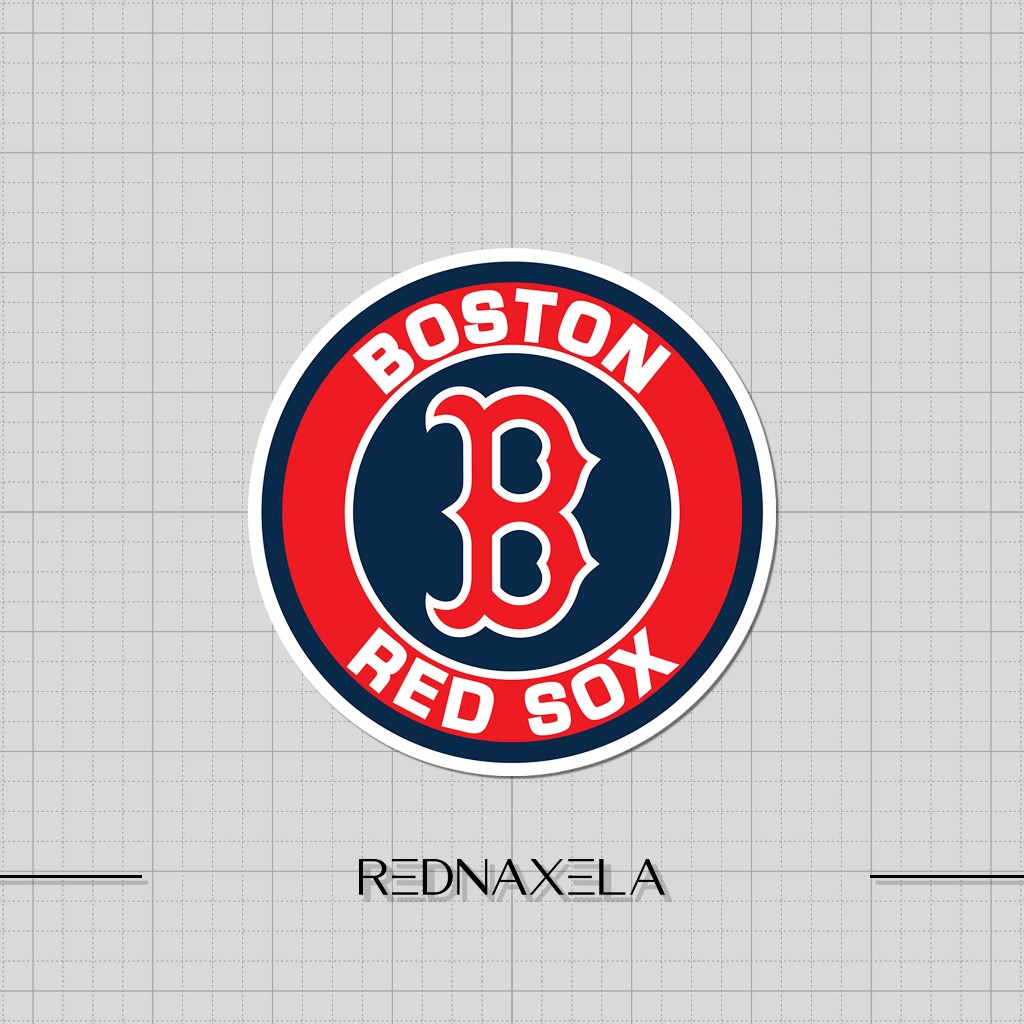 Jual Stiker Vinyl Boston Red Sox Logo #1 Baseball Stiker Koper Outdoor ...