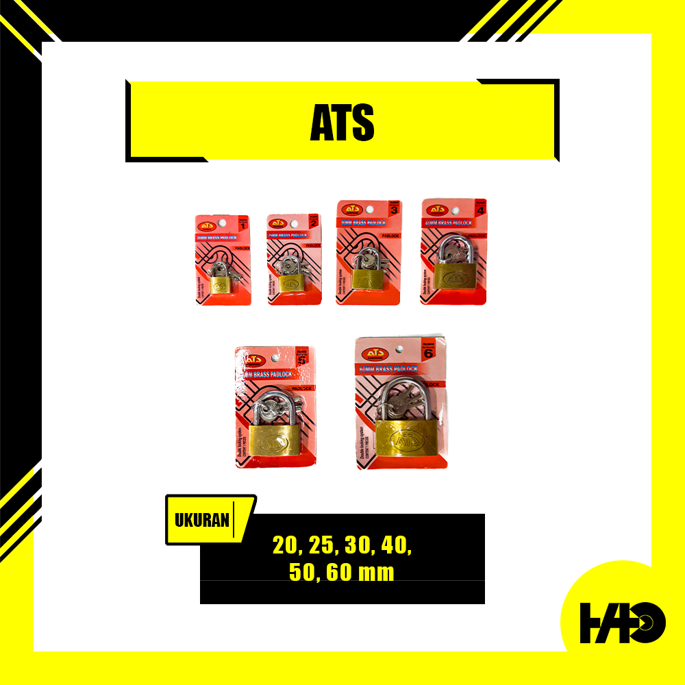 Jual ATS Gembok Kuningan 20-60 mm | Double Locking Security Mechanism ...