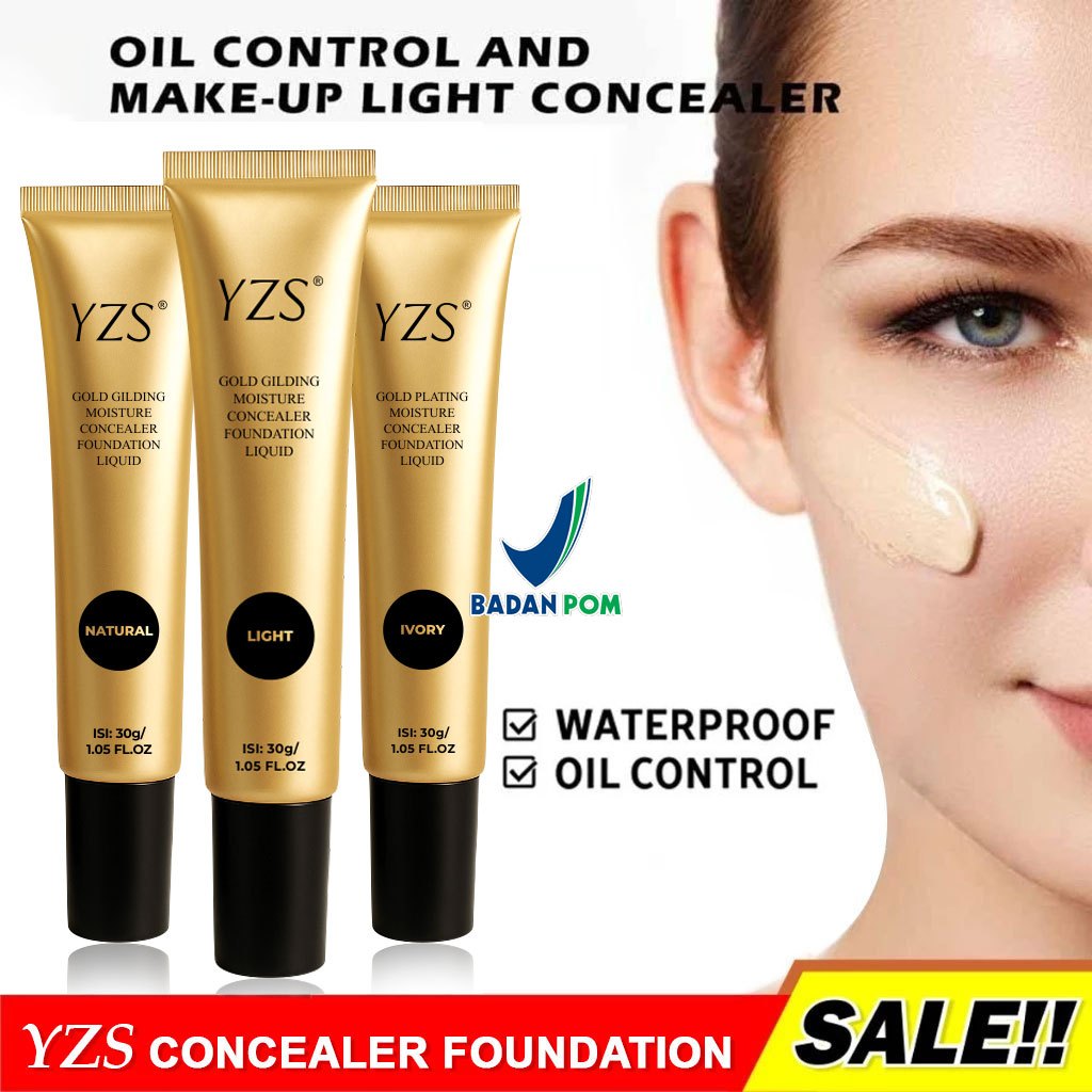 Jual Concealer YZS Foundation Oil Control Waterproof Makeup Full ...