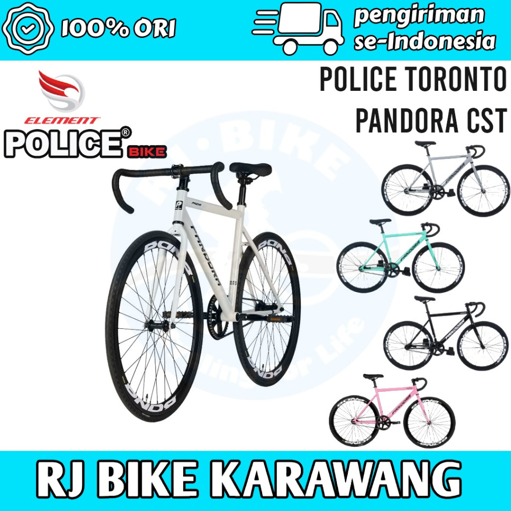 Jual SEPEDA PIXIE FIXIE POLICE TORONTO PANDORA DROPBAR dan PANDORA CST ...