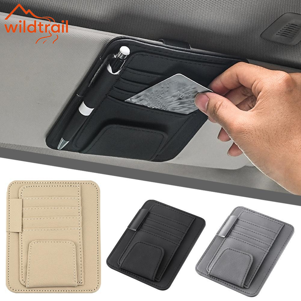 Jual COD Organizer Sunvisor Tempat Kartu E-toll Pen Kacamata Mobil ...