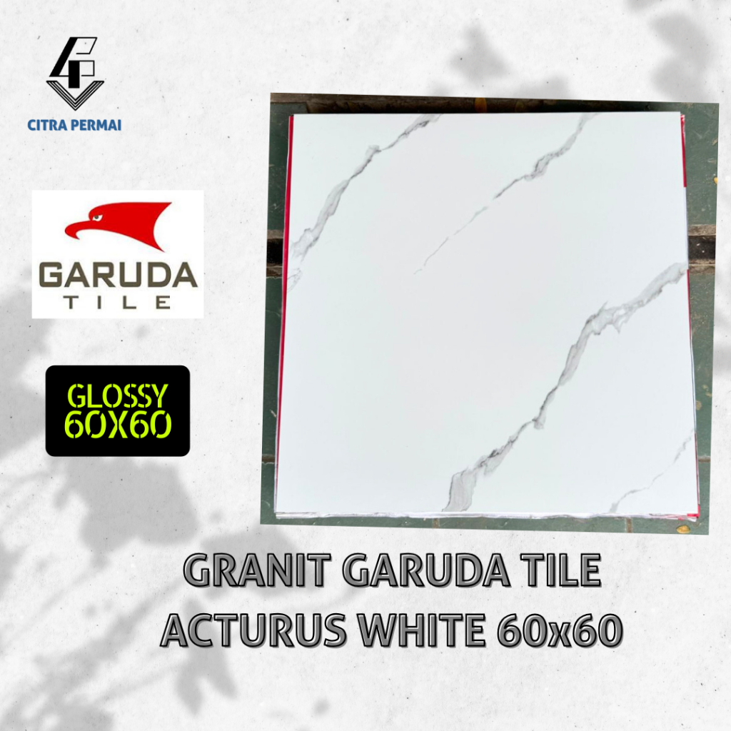 Jual GRANIT GARUDA ACTURUS WHITE 60X60 / GRANIT LANTAI / GRANIT DINDING ...