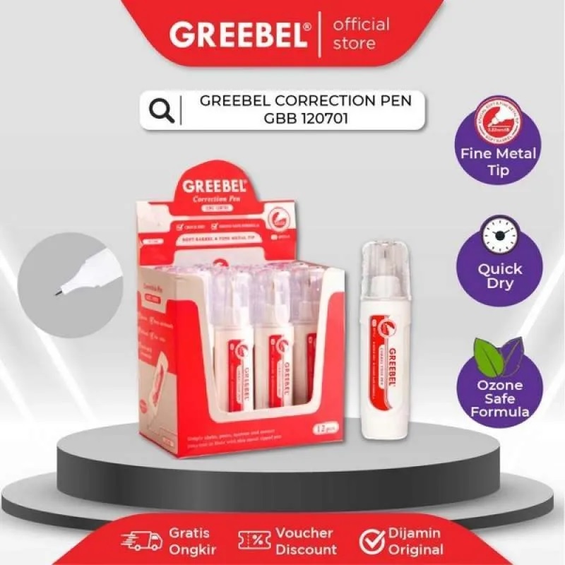 Jual Greebel Correction Pen GBC 120701 (1 pcs) | Shopee Indonesia