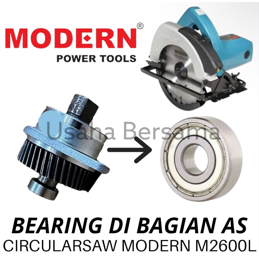 Jual M2600L KLAHER DI BAGIAN AS GEAR BOX CIRCULARSAW M2600L BEARING DI ...