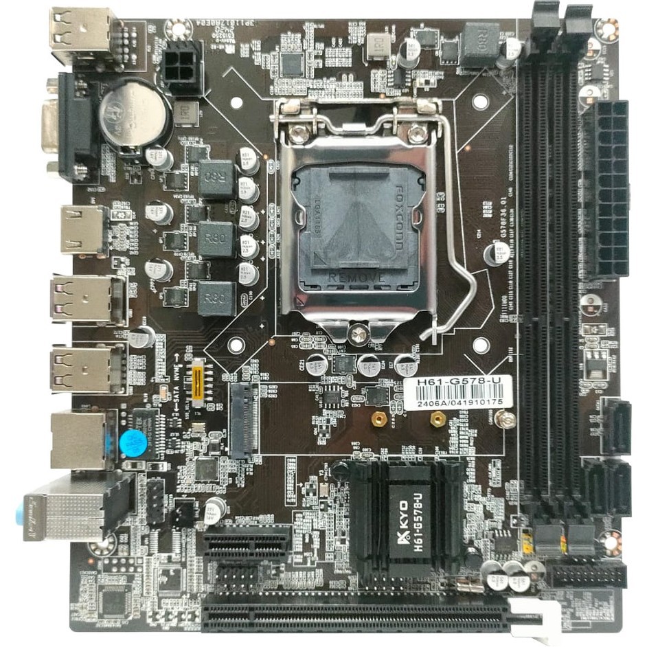 Jual Paket Motherboard Gaming H61 KYO KAIZEN Core Intel i7-3770 Socket ...