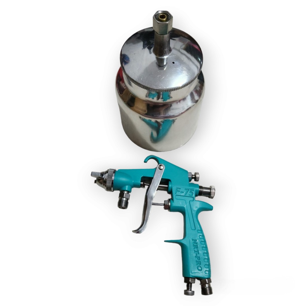 Jual Spray Gun F 75 G Tabung Atas Semprot Spraygun NRT Pro Power Tools ...