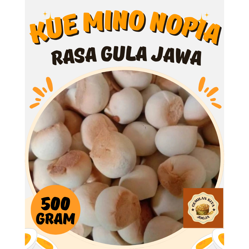 Jual Kue Mino Nopia Spesial Rasa Gula Jawa Asli Banyumas - 500 Grm ...