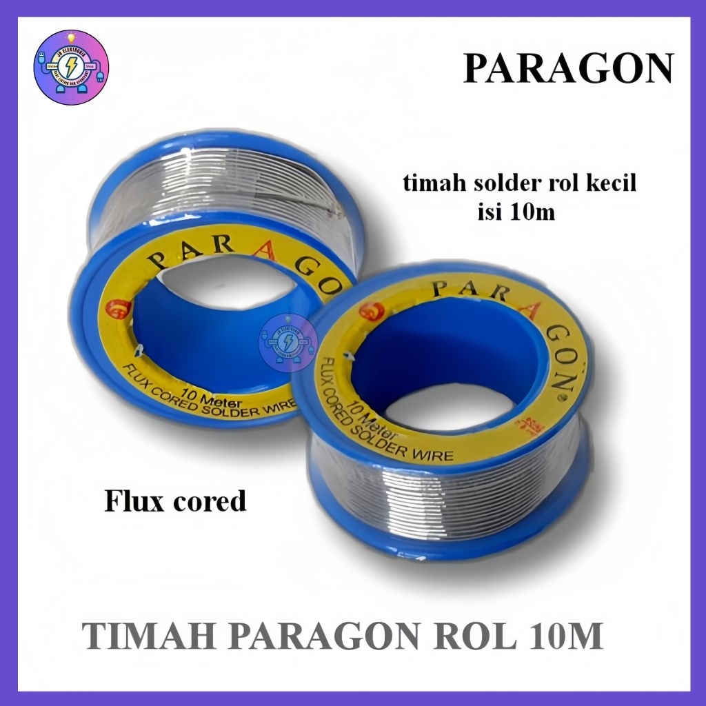 Jual Timah Solder Paragon Kecil 10meter/Timah Solder Terbaik | Shopee ...