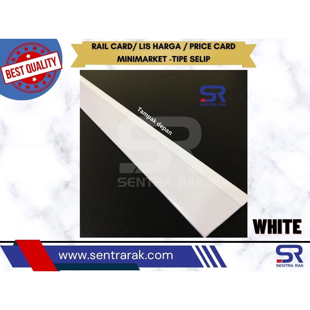 Jual Price Rail / Lis Harga / Price Card Minimarket -Tipe selip 120 cm ...