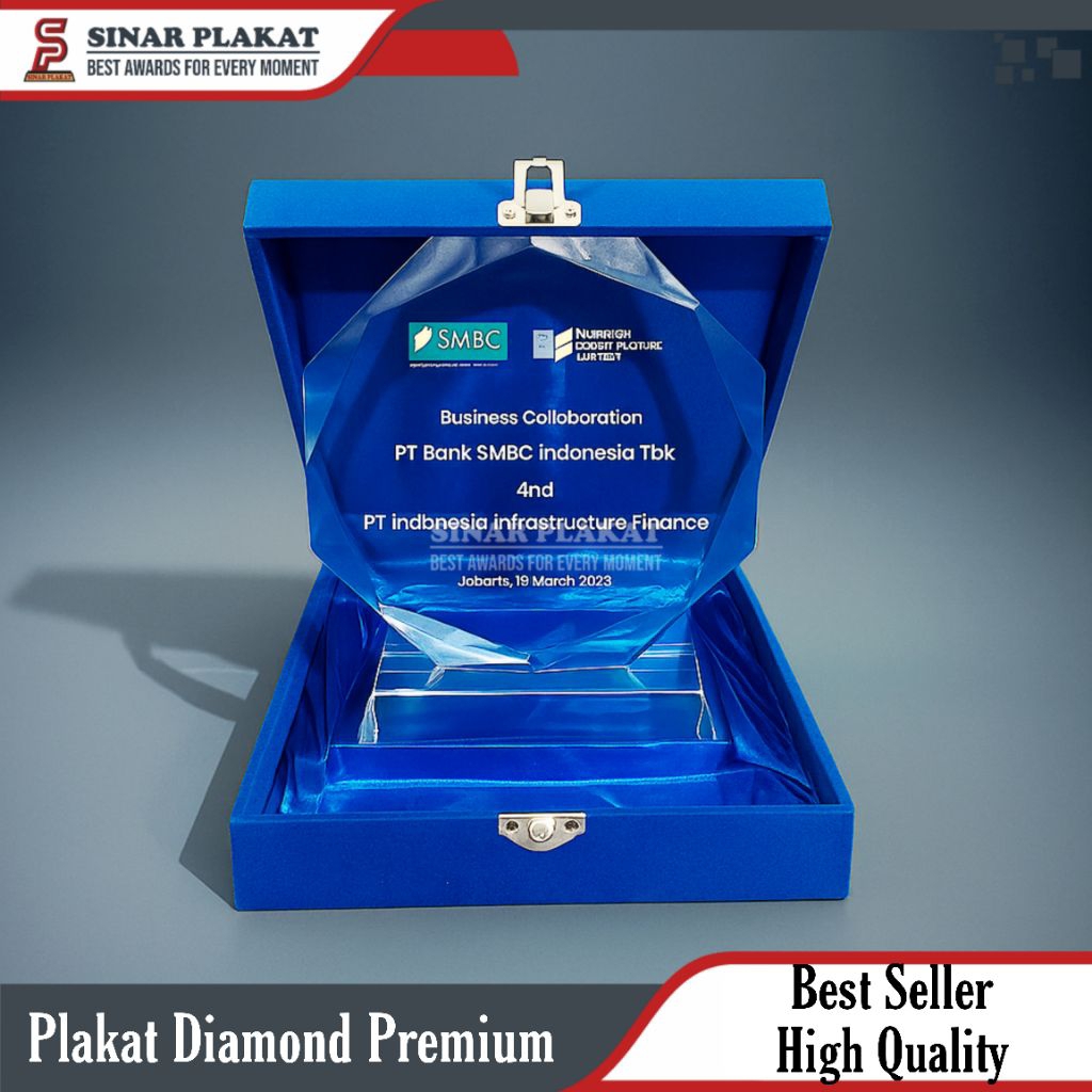 Jual Plakat Kristal Diamond Elegan Premium, Plakat Diamond Terlaris ...