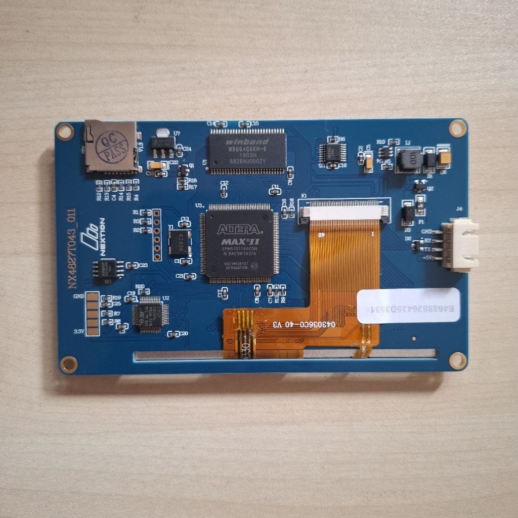 Jual NEXTION LCD TFT HMI 5.0" 5.1 INCH TOUCHSCREEN 800X480 PIXEL 16MB ...