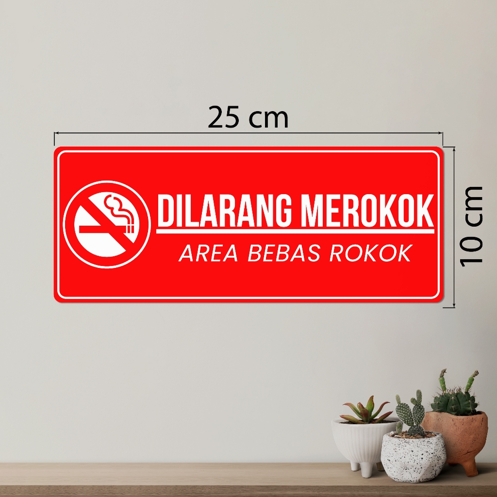 Jual Signage Dilarang Merokok | Papan No Smoking Area untuk Tempat Umum ...