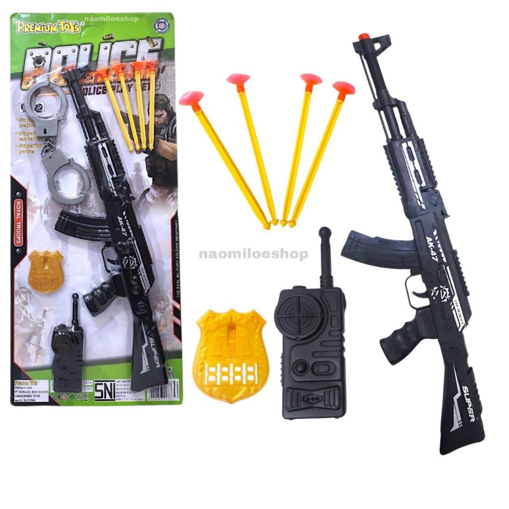 Jual Eliminator tembakan police borgol premium set mainan pistol polisi ...