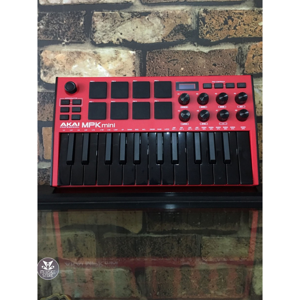 Jual AKAI MPK MINI 25-KEY USB KEYBOARD CONTROLLER MKIII RED ...