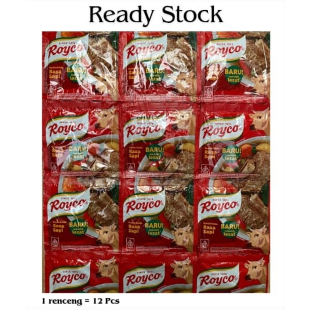 Jual ROYCO SAPI bumbu kaldu (1 renceng 12 pcs) (3 renceng 36 pcs ...