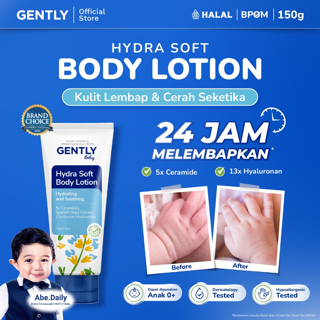 Jual Hydra Soft Body Lotion 150gr | Body Lotion Moisturizer Bayi dan ...