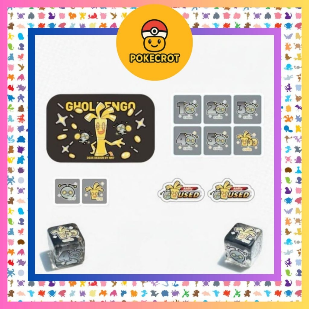 Jual Damage Counter & Marker Kit Pokemon TCG – Gholdengo, Gimmighoul ...
