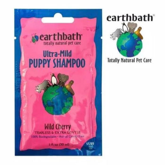 Jual EARTHBATH Ultra-Mild PUPPY SHAMPOO 1oz - SACHET | Shopee Indonesia