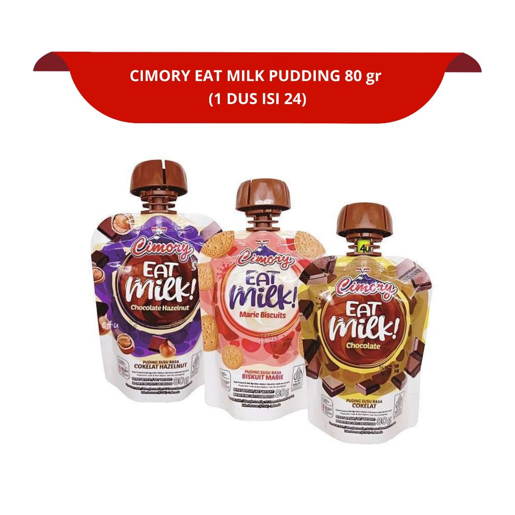 Jual [1 DUS ISI 24] CIMORY EAT MILK PUDDING CHOCOLATE HAZELNUT MARIE ...