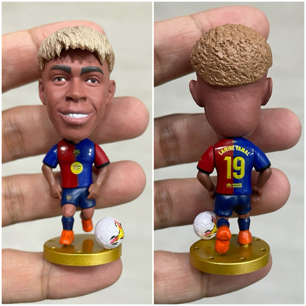 Jual Miniatur Figure Lamine Yamal Home 24/25 - Action Figure Bola Figur ...