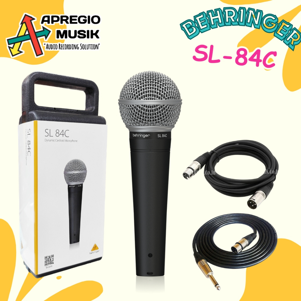 Jual Behringer SL 84C SL84C SL84 C SL-84C Microphone Dynamic Vocal ...