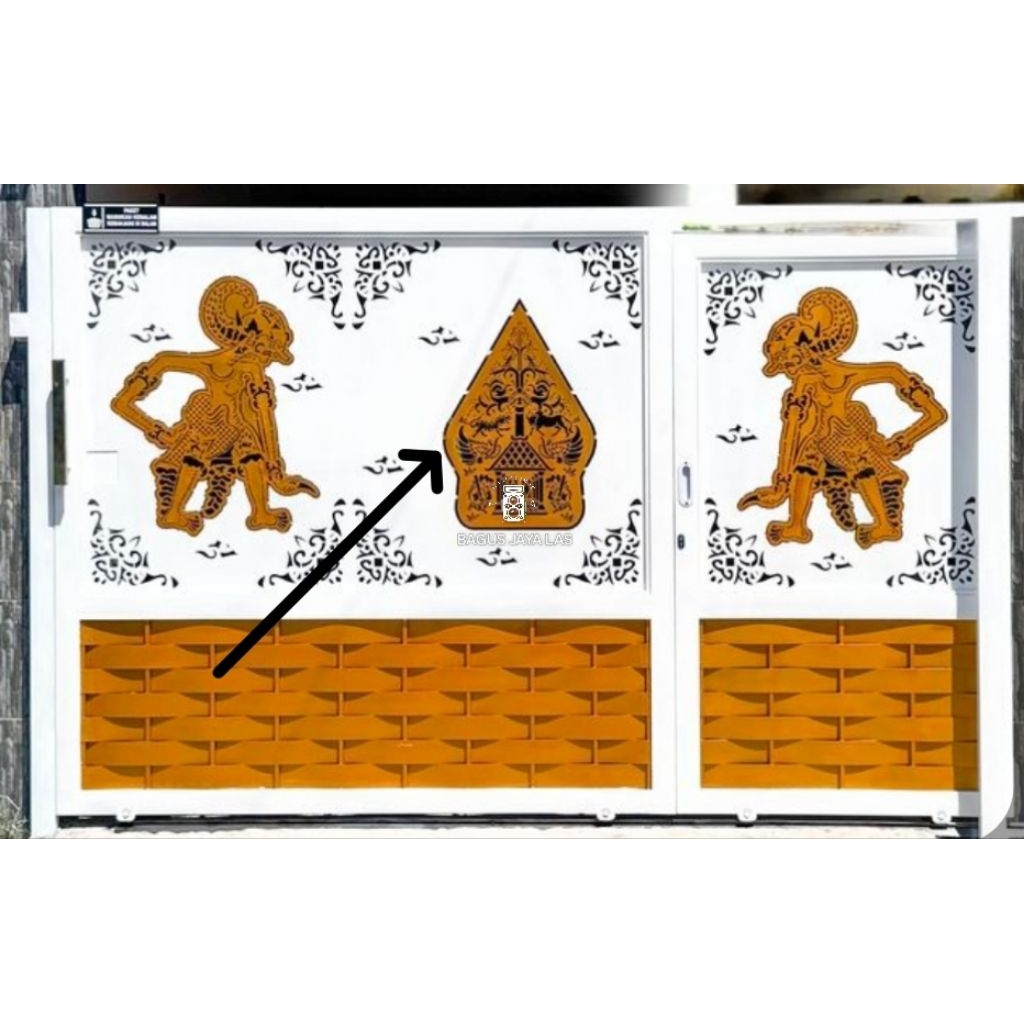 Jual pagar cutting laser wayang pintu gerbang besi plat laser | Shopee ...