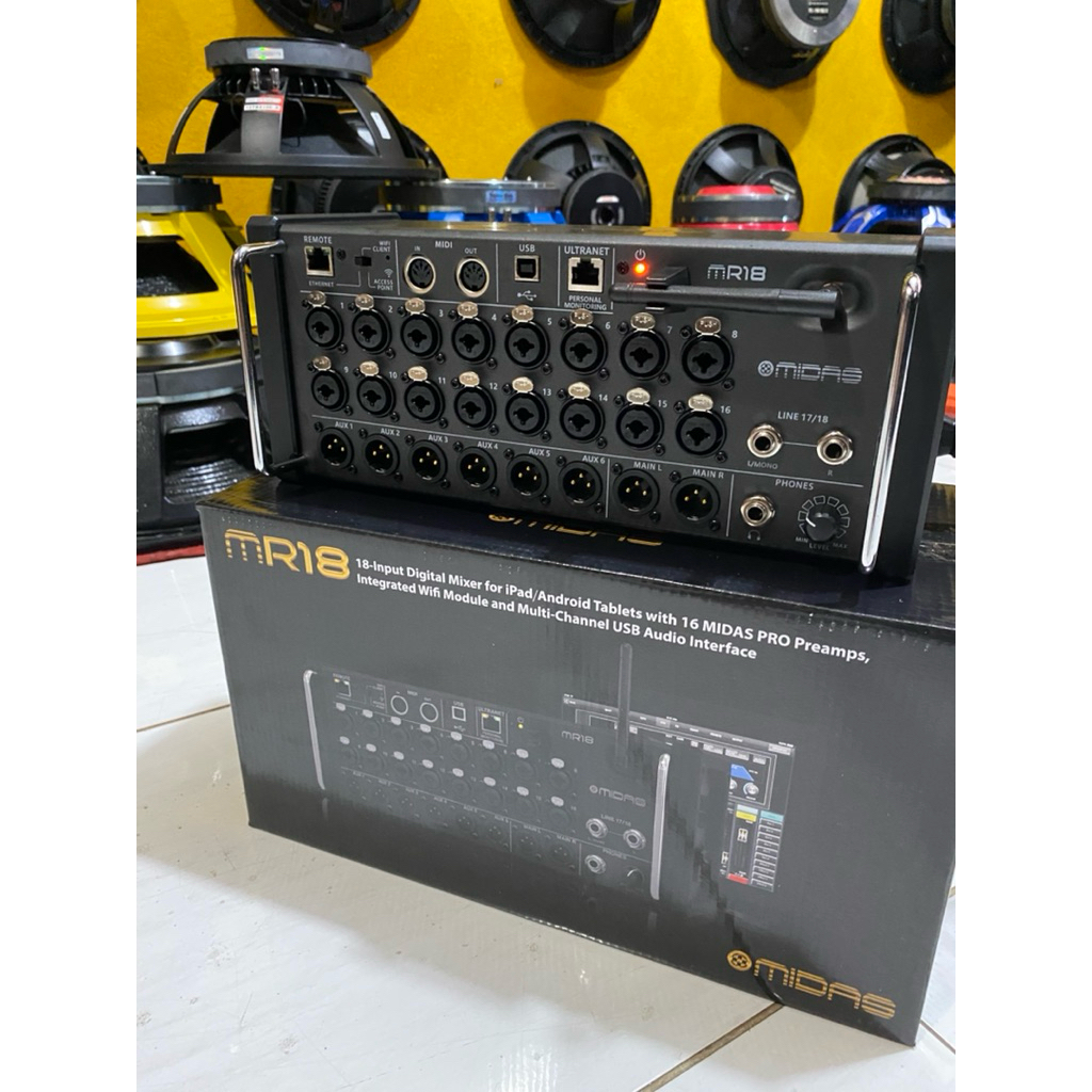 Jual Midas MR18+ PC TOUCHSCREEN 24” Rackmount Digital Mixer Original ...