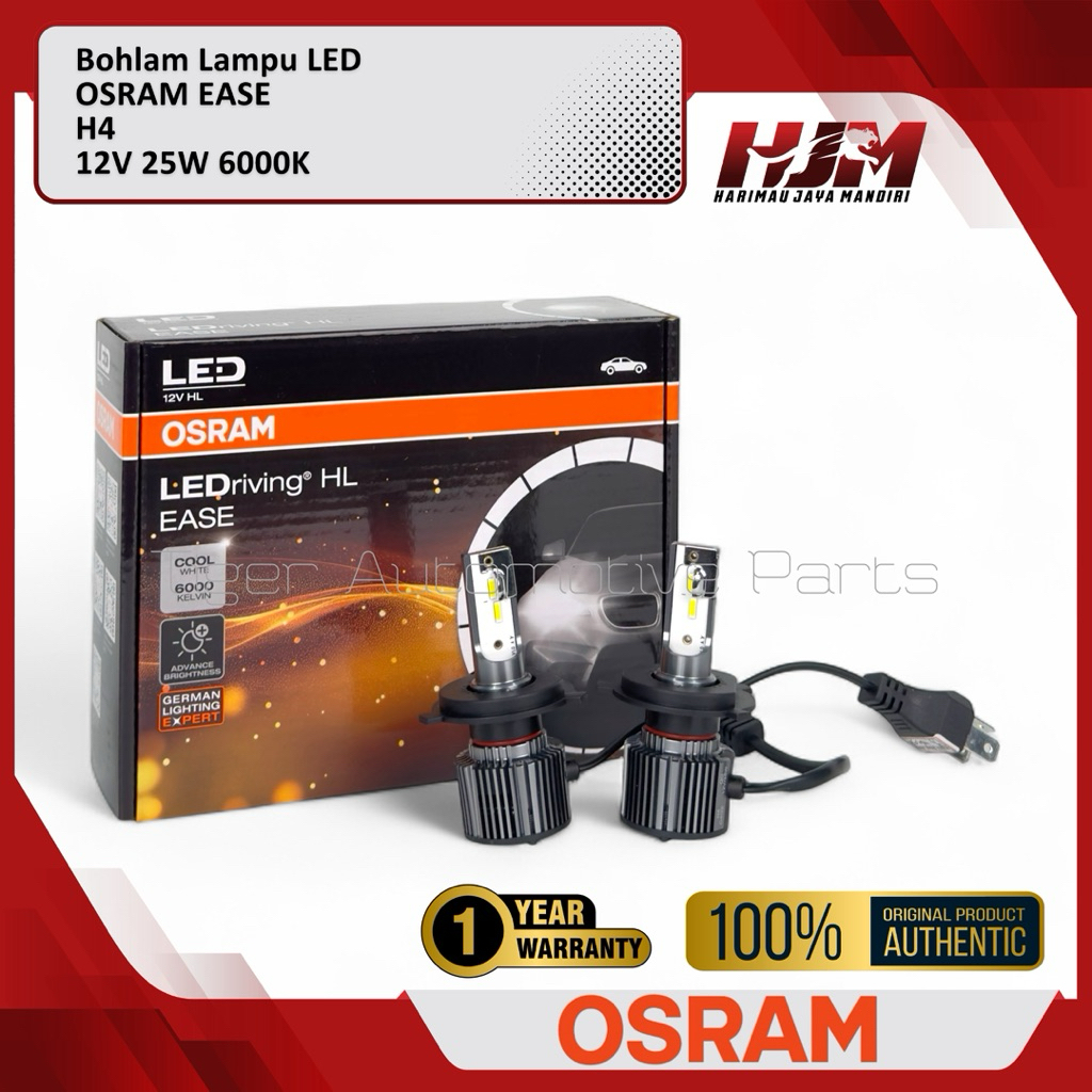 Jual Bohlam OSRAM LED Driving Ease Original H4 H8 H11 H16 HB3 HB4 12V ...