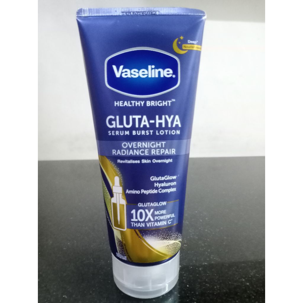 Jual Vaseline GLUTA-HYA OVERNIGHT RADIANCE REPAIR 200ml | Shopee Indonesia