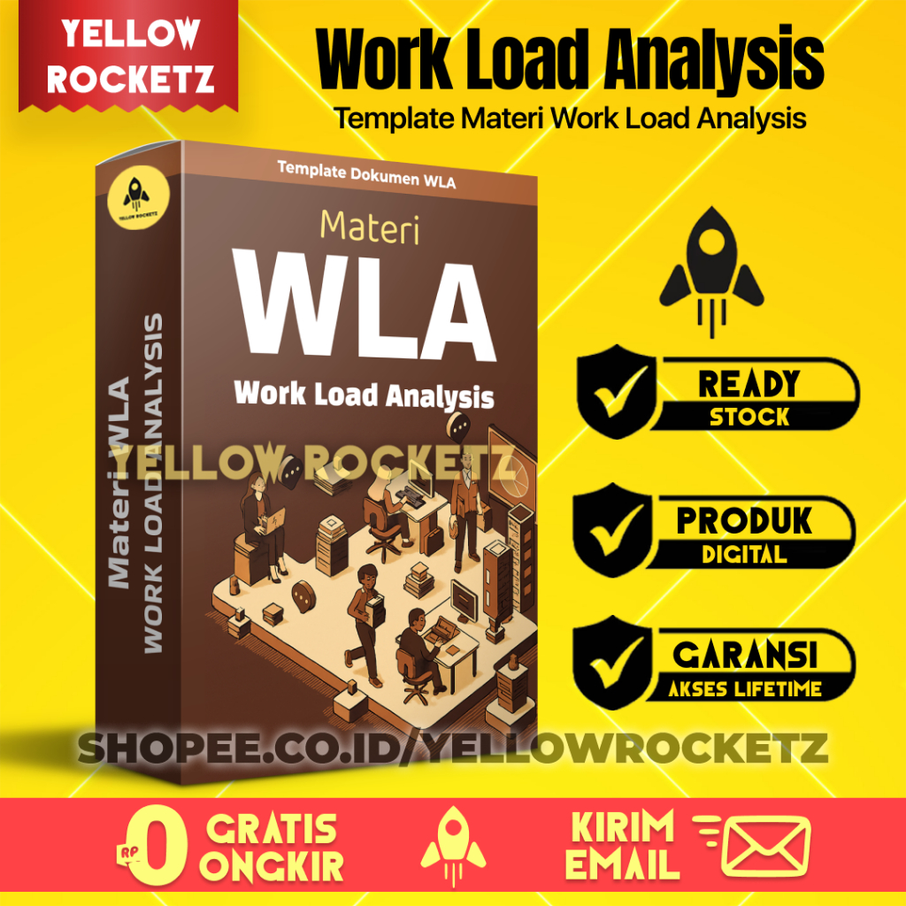 Jual Template WLA Work Load Analysis - Materi Dokumen WLA Pembagian ...