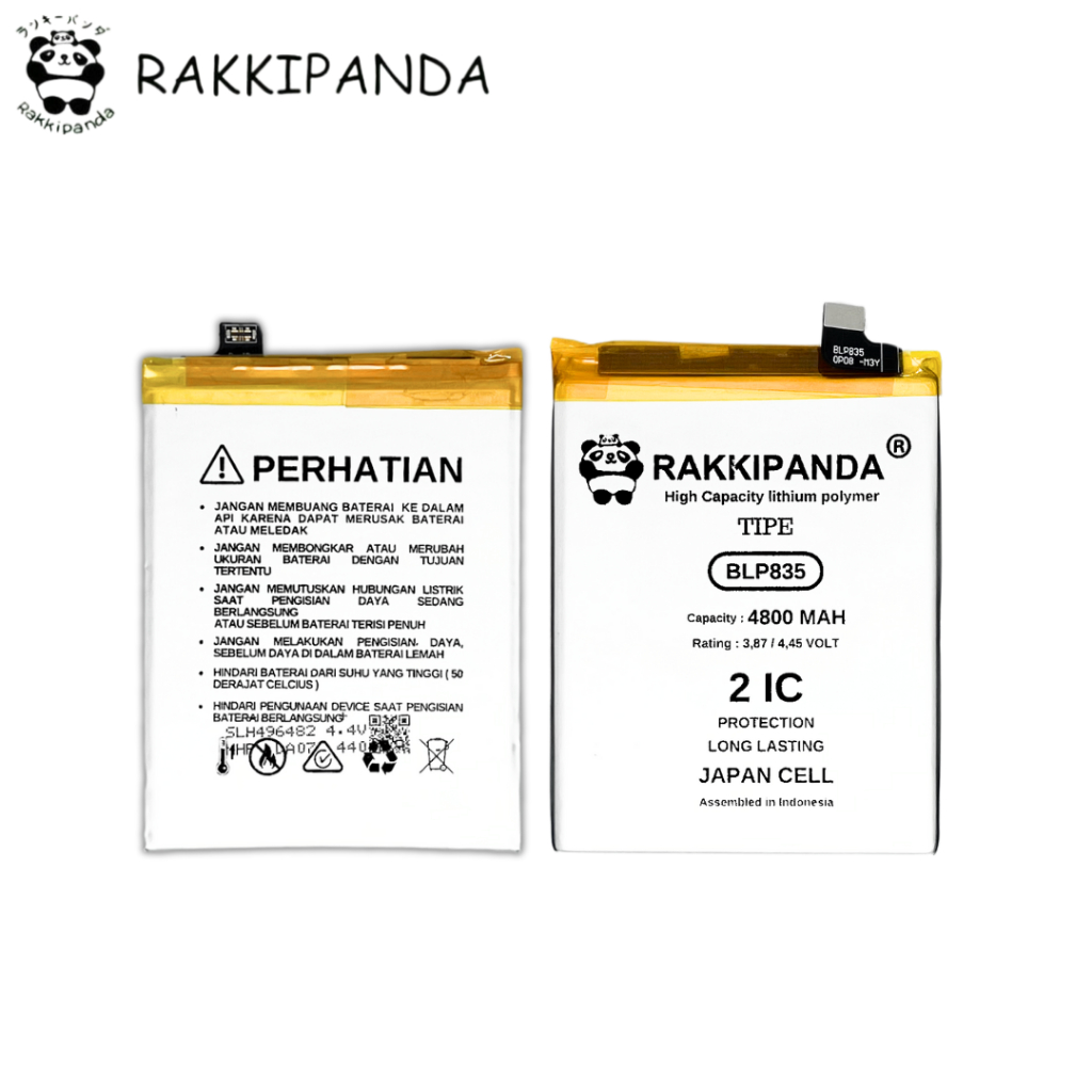 Jual RakkiPanda - BLP835 Reno 5 Lite / Reno 5F / A94 4G / F19 Pro Batre ...