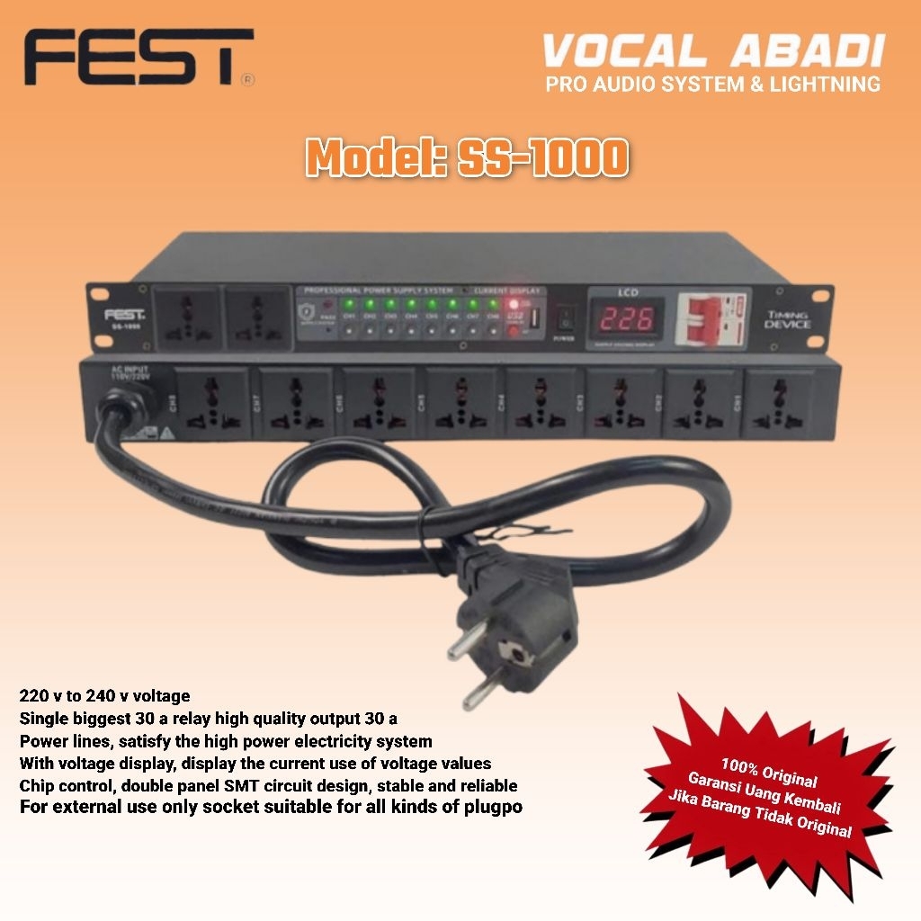 Jual POWER SEQUENCE FEST SS1000 | Shopee Indonesia