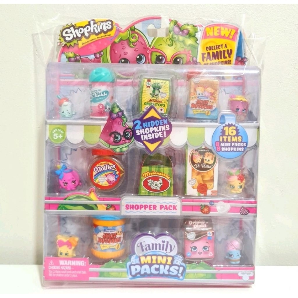 Jual Shopkins Shopper Packs Family Mini Packs Original - Mainan Shopkin ...