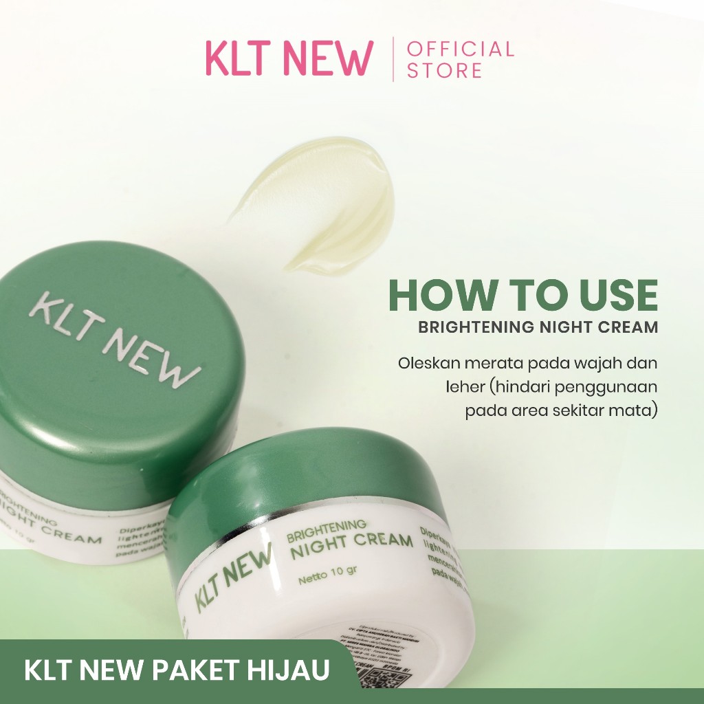 Jual KLT NEW - Bringhtening Night Cream | Shopee Indonesia