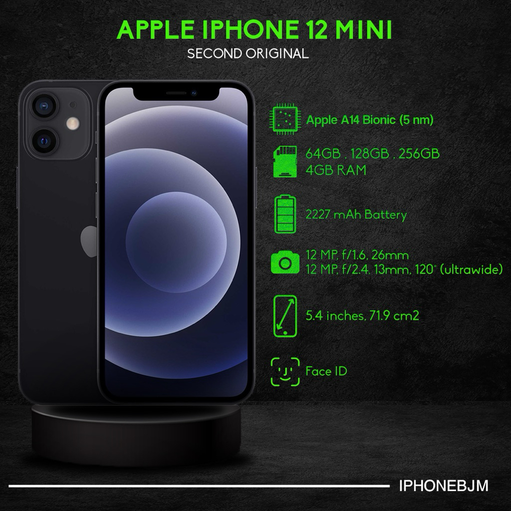Jual IPhone 12 Mini Second Terlengkap & Harga Terbaru Juli 2026 ...