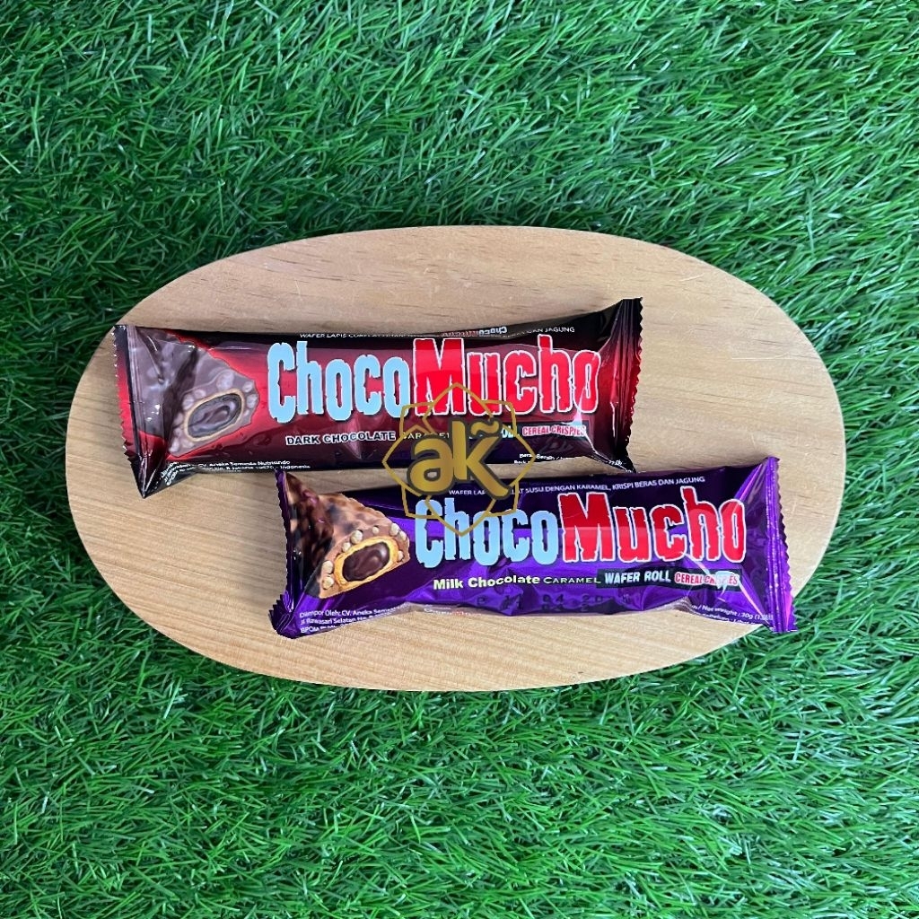Jual CHOCOMUCHO WAFER ROLL COKLAT CARAMEL 30 GR Halal Camilan Chocolate ...