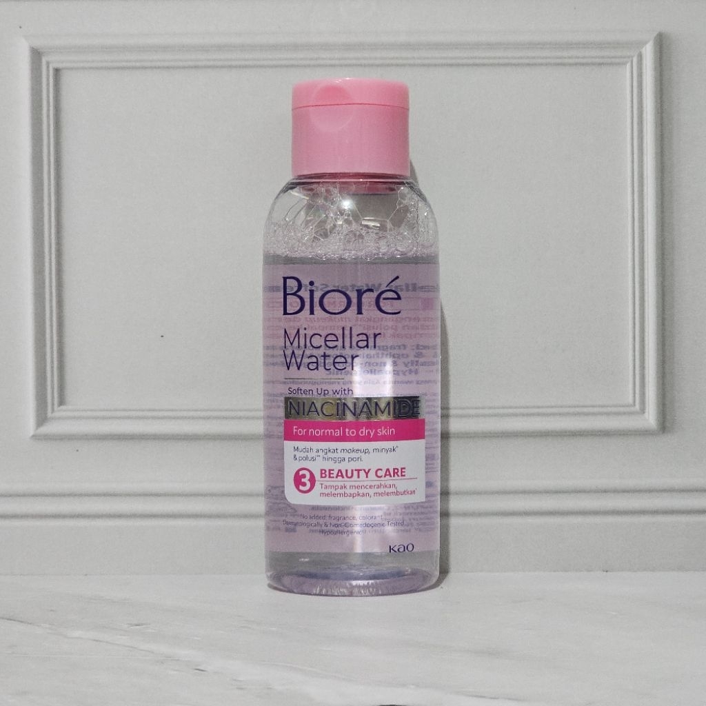 Jual BIORE Micellar Water Soften Up Niacinamide 90ml | Shopee Indonesia