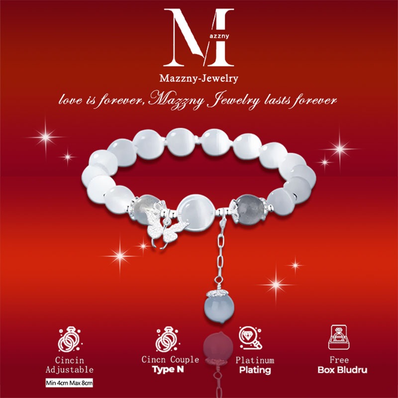 Jual Mazzny Bracelet Kristal Asli luar negeri Gelang keberuntungan ...