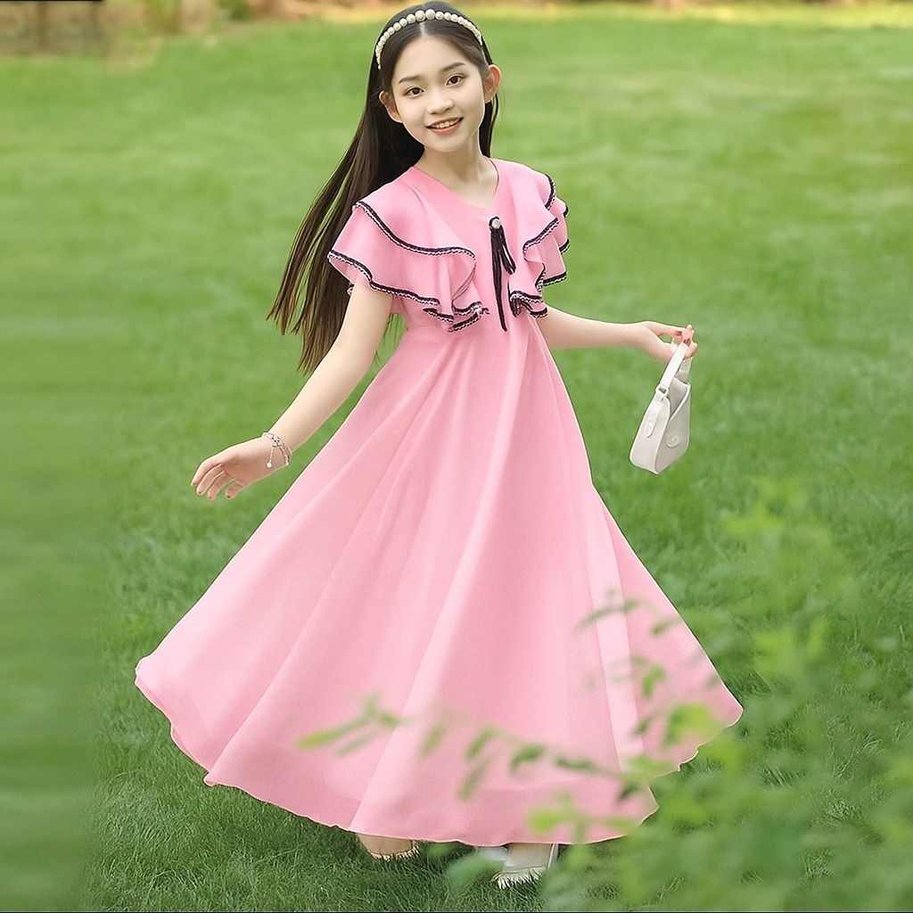 Jual DRESS ANAK PEREMPUAN KOREA WHITE BEUTY LONG PRINCES/TERBARU/UMUR 5 ...