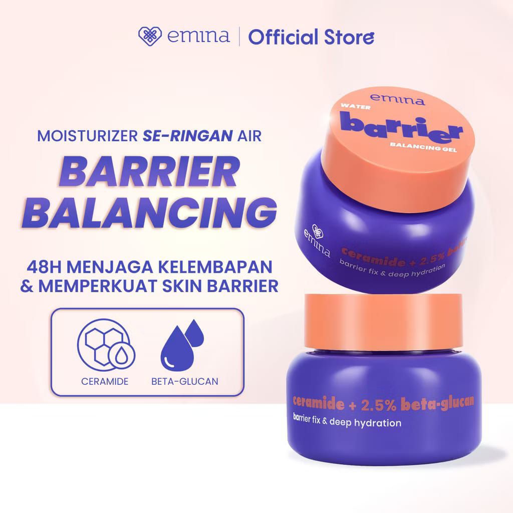 Jual Emina Water Barrier Balancing Gel 30gr – Moisturizer dengan ...
