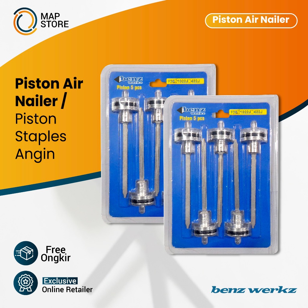 Jual Piston air nailer 1022J / F30 / 422J / piston staples angin Benz ...
