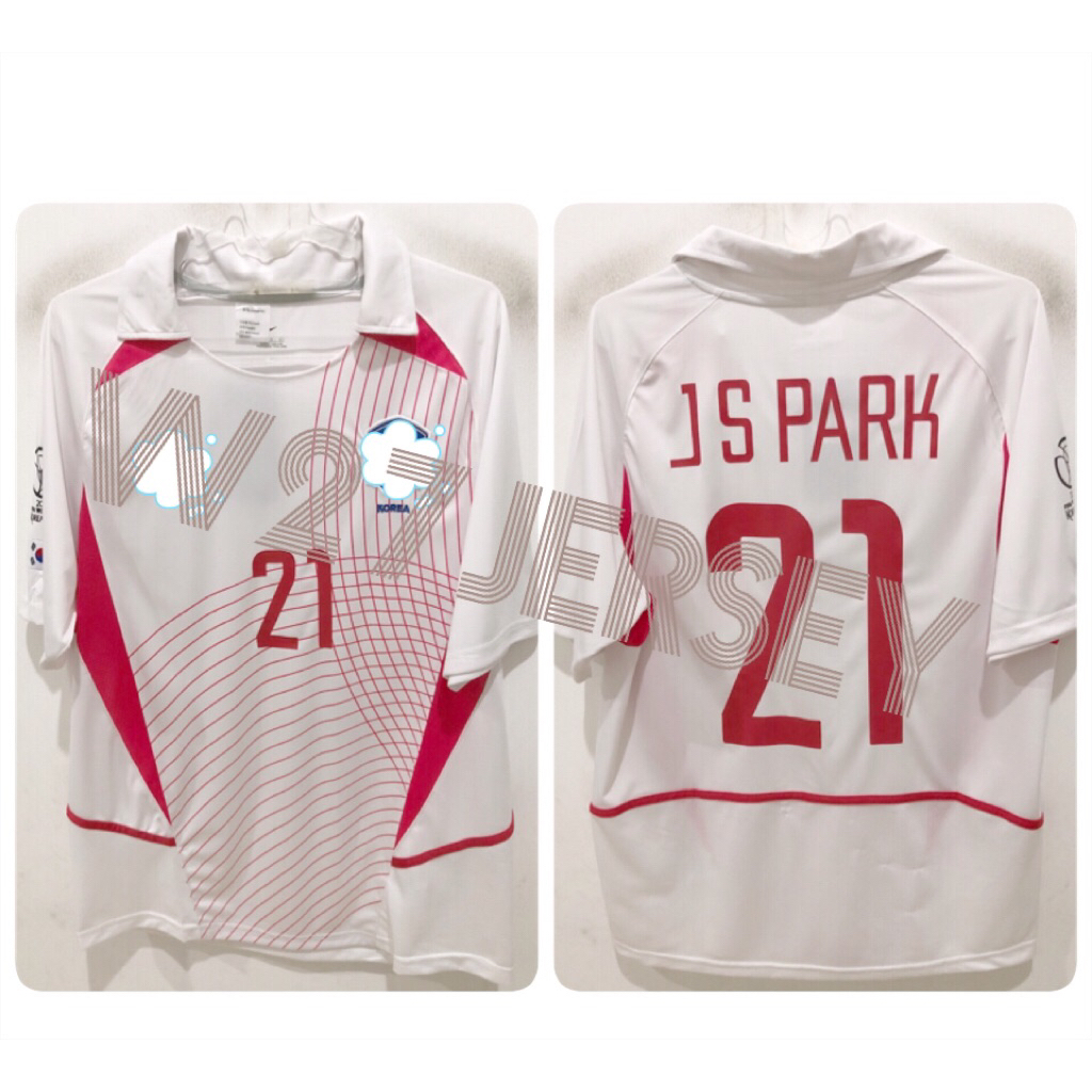 Jual JERSEY RETRO - KORSEL AWAY 2002 name player JS Park | Shopee Indonesia