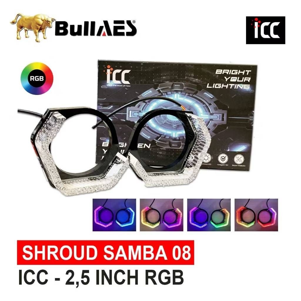 Jual SHROUD COVER MATRIX KRISTAL CRYSTAL 5D HEXA SAMBA RGB 2.5 INCHI ...