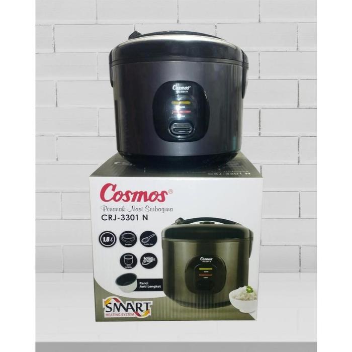 Jual COSMOS: CRJ-3301 N BLACK SERIES MAGIC COM 1.8 LITER (ANTI LENGKET ...